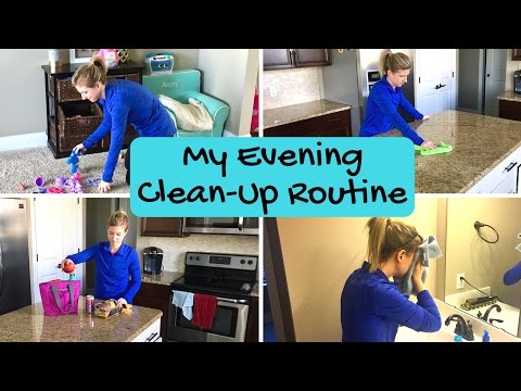 MY QUICK EVENING CLEAN-UP ROUTINE | Working Mom