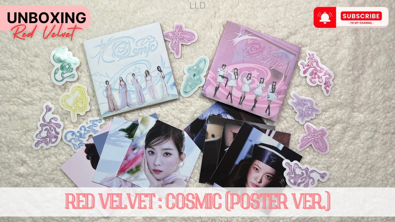 Unboxing : Red Velvet [Cosmic] (Poster Ver.) - YouTube