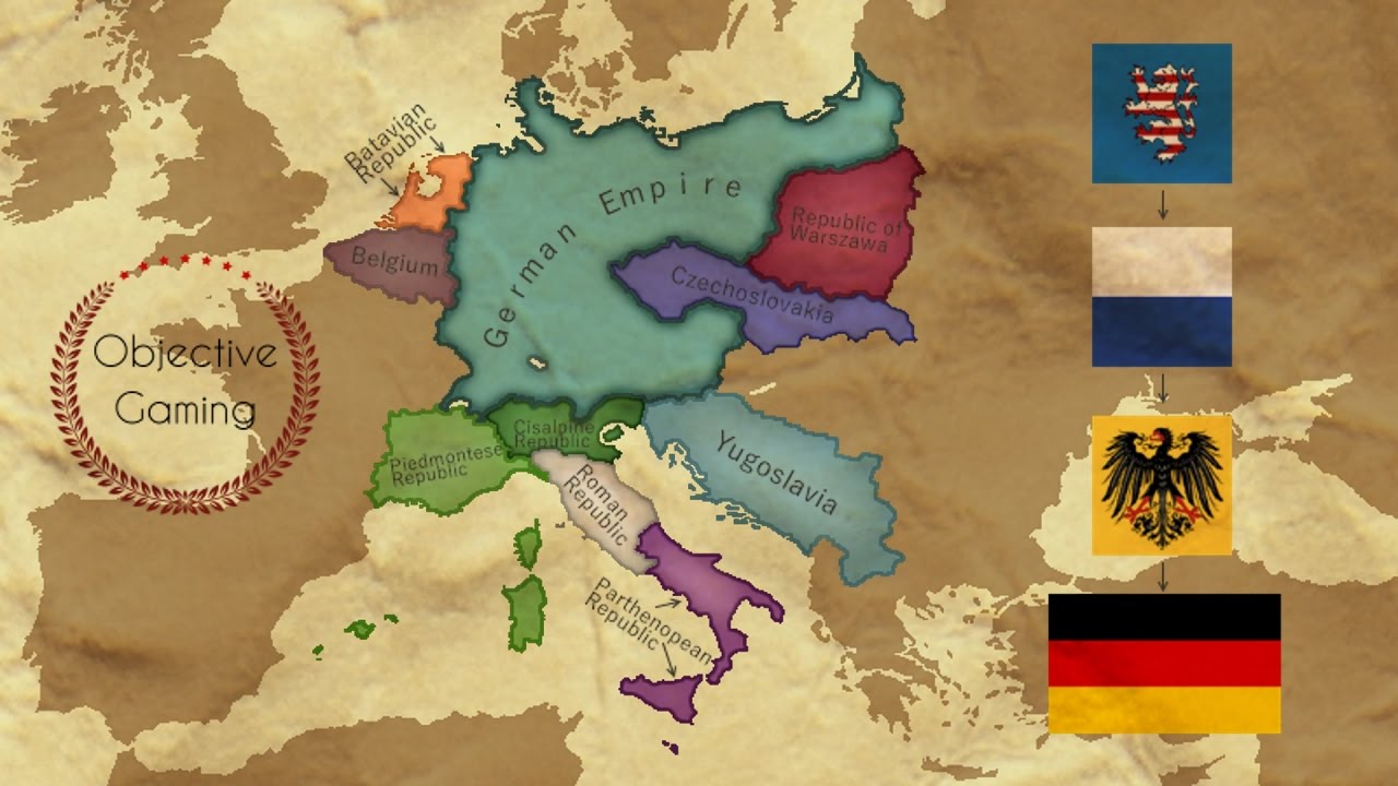 EU IV - Playing tall as Germany - Timelapse - YouTube