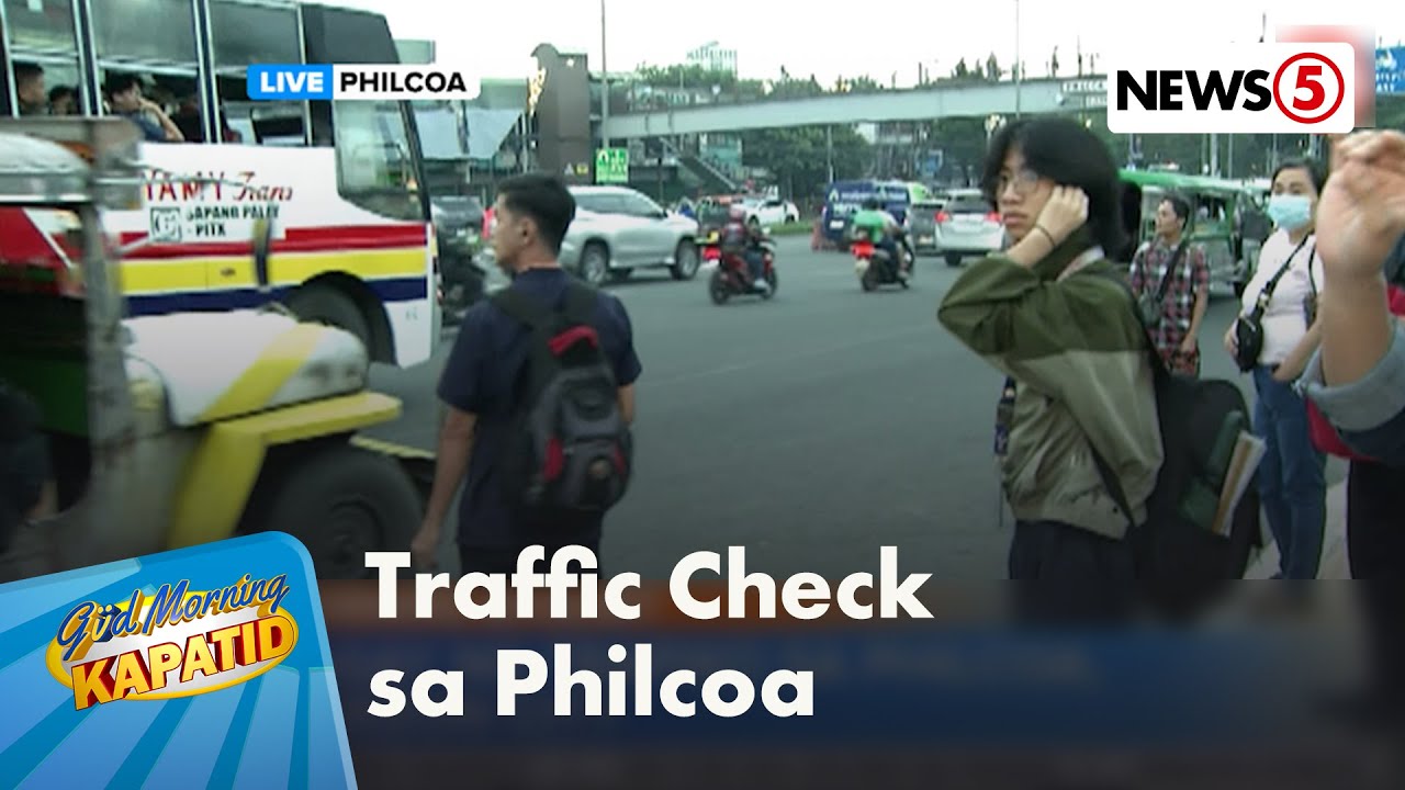 Morning Biya-hey: Lagay ng trapiko sa Philcoa, Quezon City | Gud ...