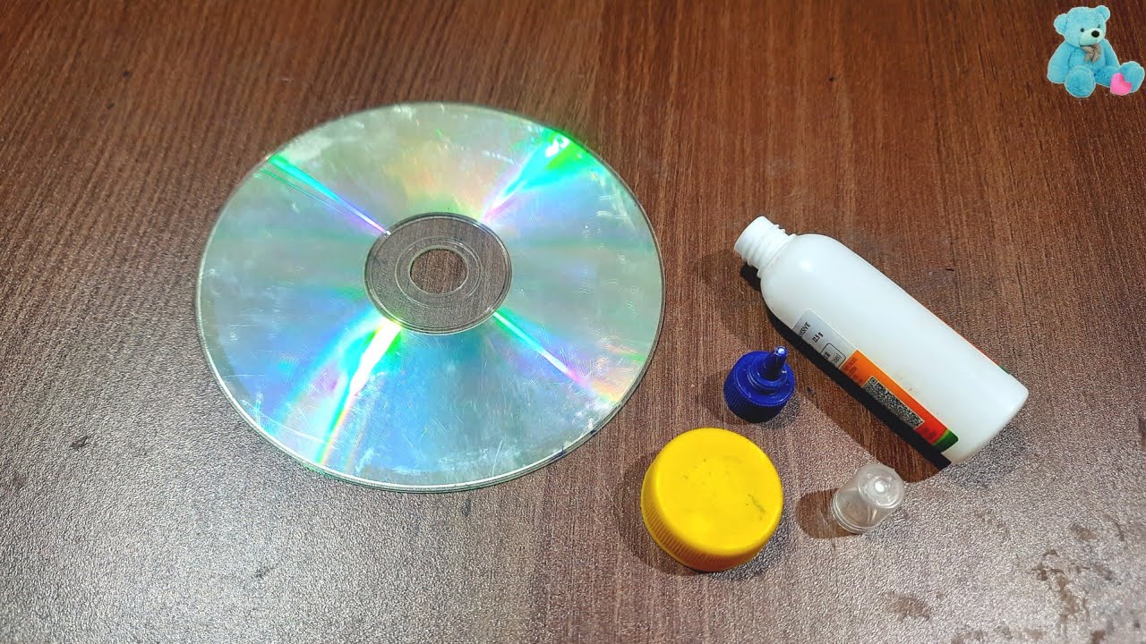How To Make High Speed Spinner Using Cd | High Speed Spinner | Old Cd ...