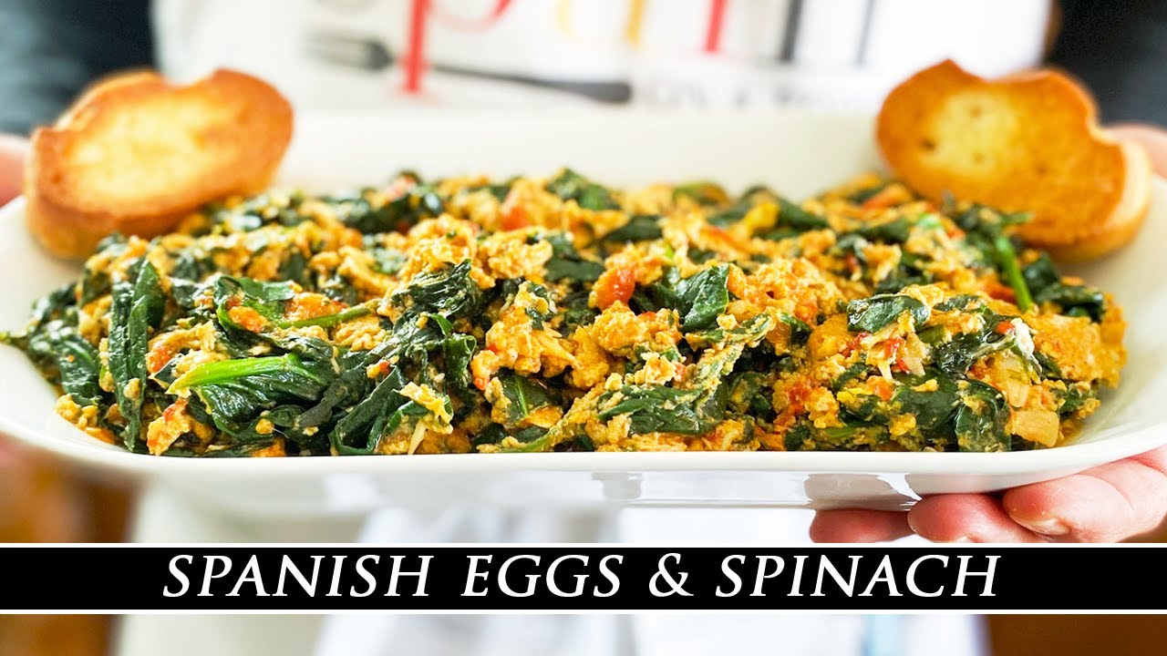 Spanish Eggs & Spinach | A Culinary Egg Dish from Jaén Spain - YouTube