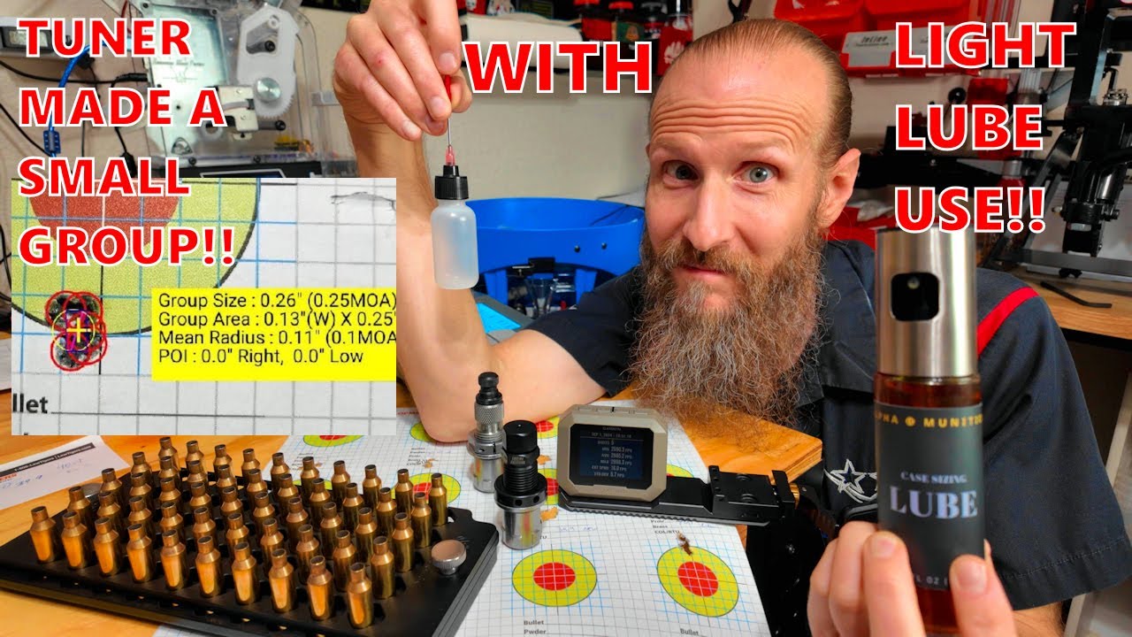 Alpha Munitions Case Lube and Tuner Test Results Looking Good!! - YouTube