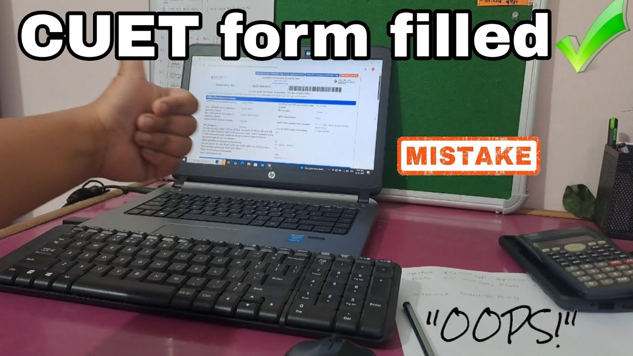 CUET form finally filled ☺️ | All you need to know before filling ...