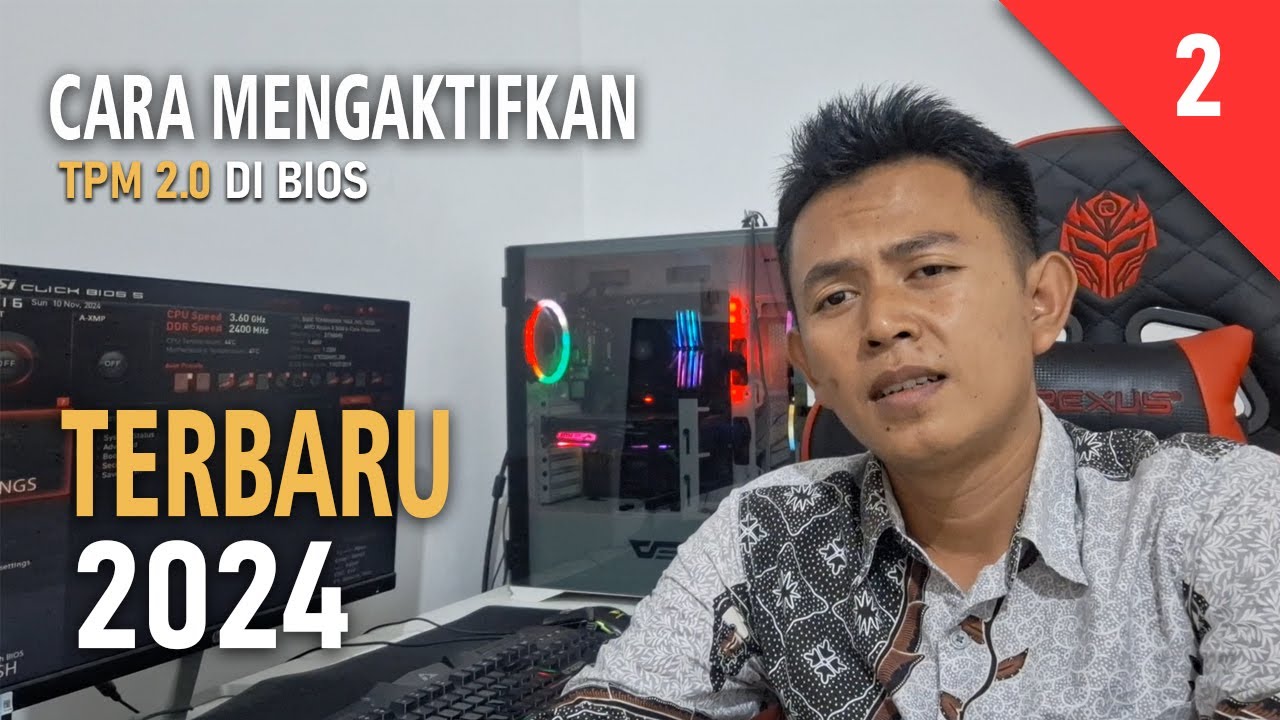 Cara Mengaktifkan TPM 2 0 di BIOS MSI Terbaru 2024 | Rekomend Windows 10 / 11 - YouTube