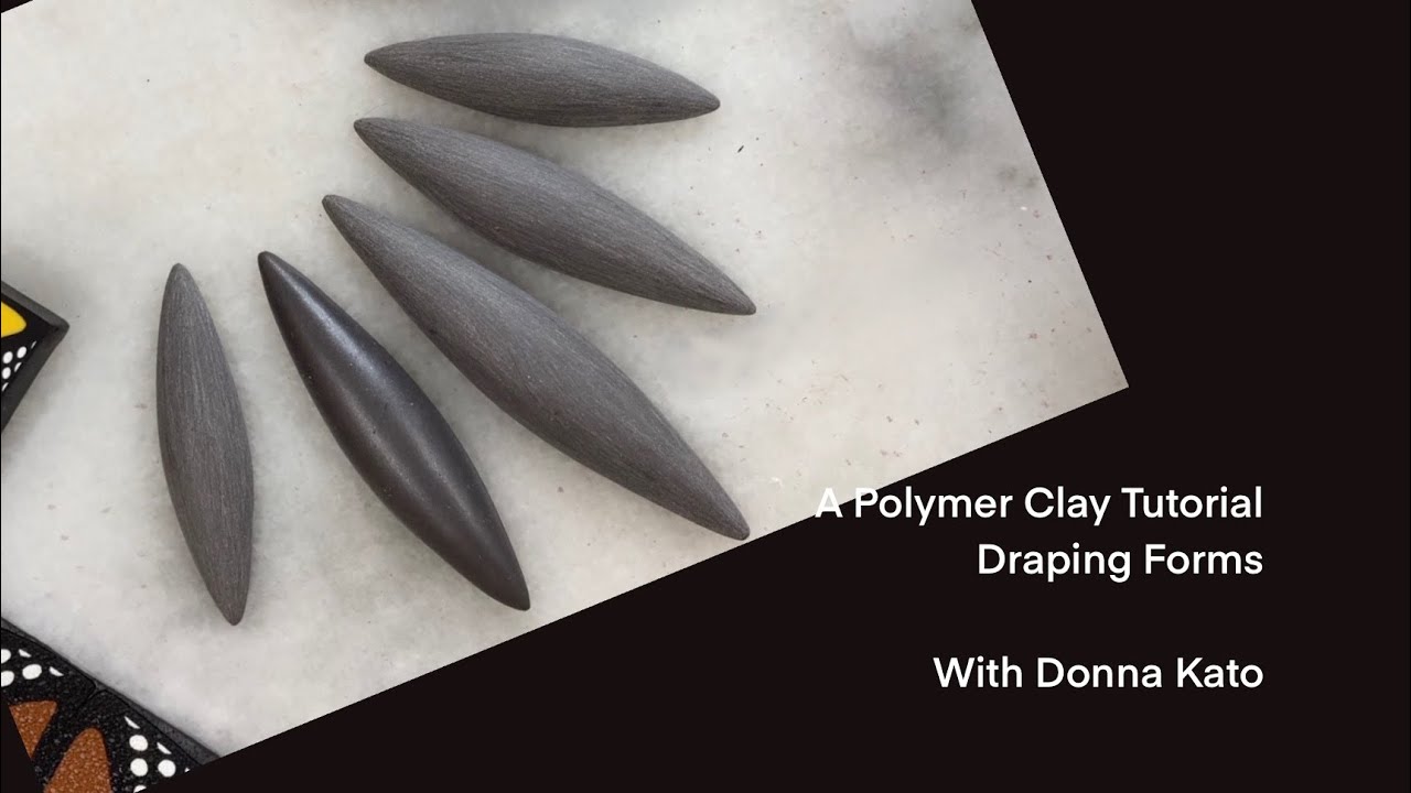A Polymer Clay Tutorial: The Draping Form (reformatted tutorial) - YouTube