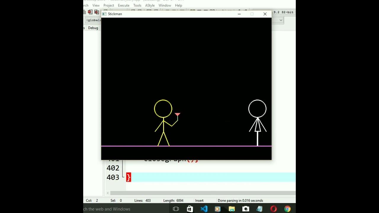 Stickman Love Story Animation With Source Code Cool Programming Projects Shorts Youtube