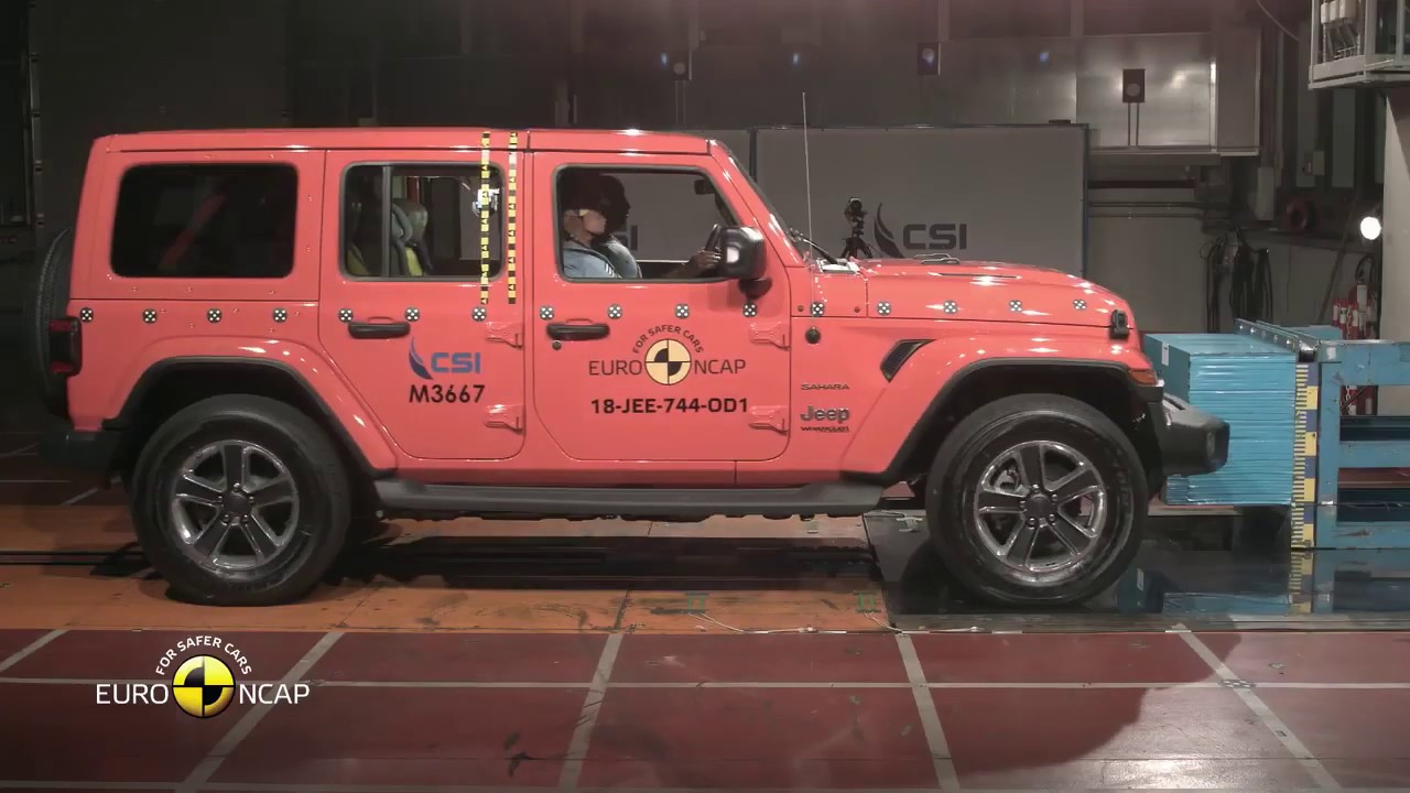 Jeep Wrangler - Euro NCAP Crash Test 1 Star - YouTube