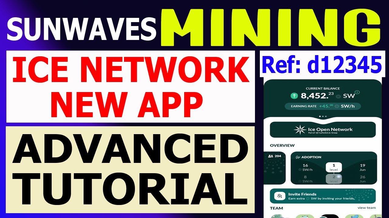 SUNWAVES Mining Free Airdrop | ICE NETWORK NEW MINING APP - YouTube