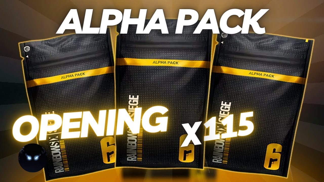 Opening 115 Alpha Packs in Rainbow Six Siege | Operation Commanding ...