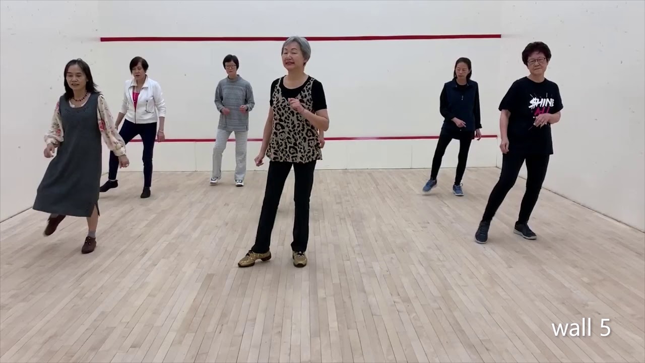 line dance demo - Cowboy Charleston - YouTube