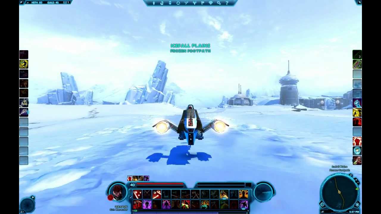 SW:Tor Cybertech Custom Built Speeders Lvl 20 & 40 - YouTube