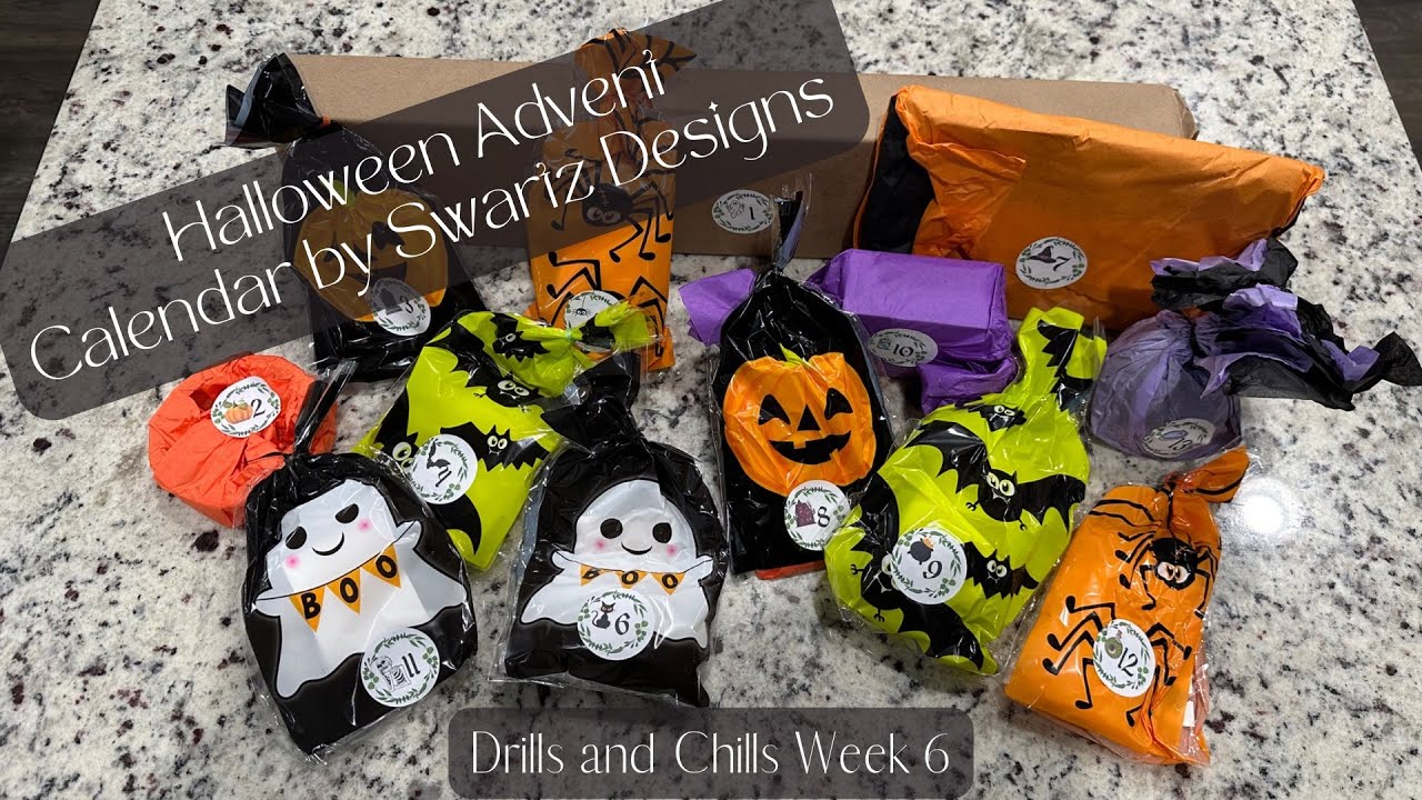 Drills and Chills Week 6 || Unboxing a Halloween Diamond Painting ...
