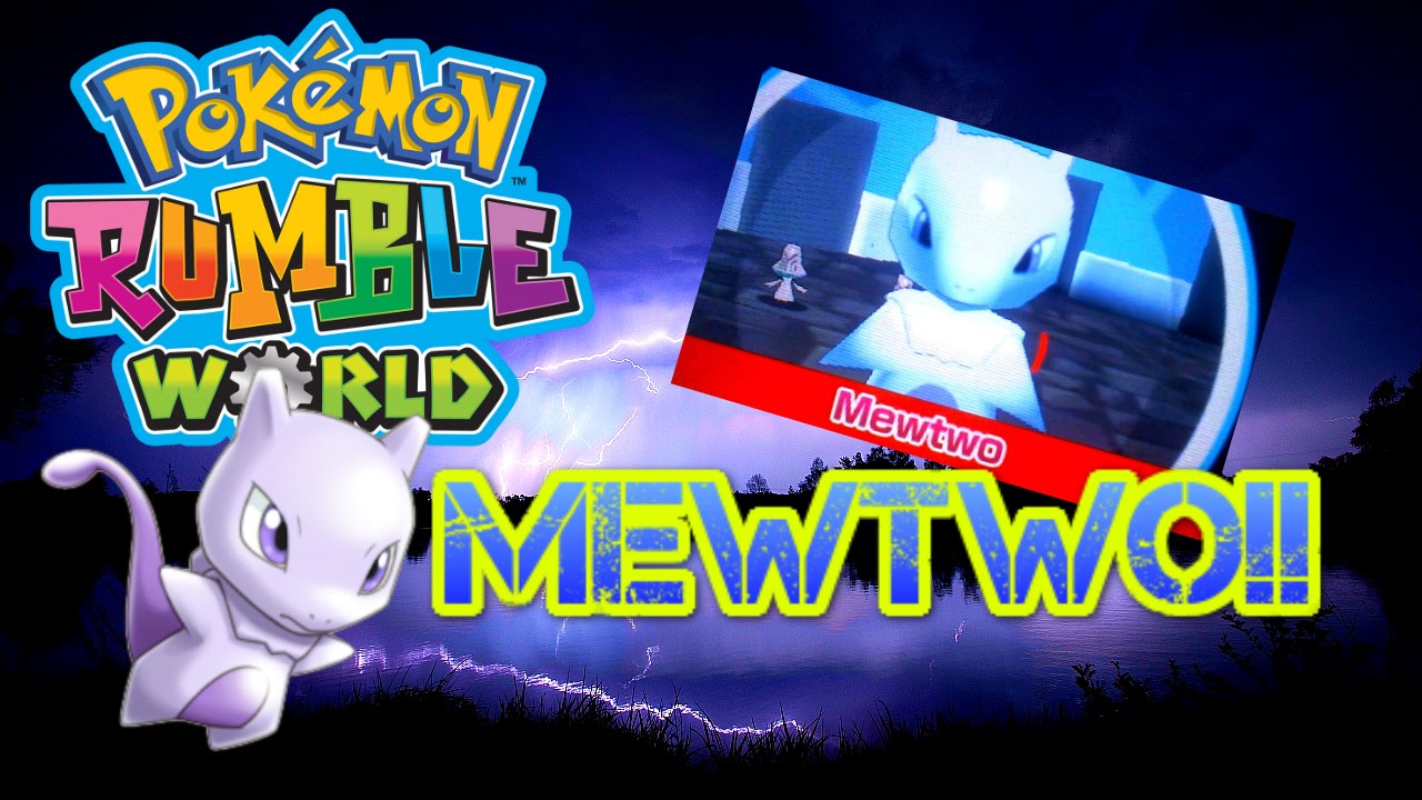 Pokémon Rumble World Mewtwo Capture!! [Origin Balloon] - YouTube