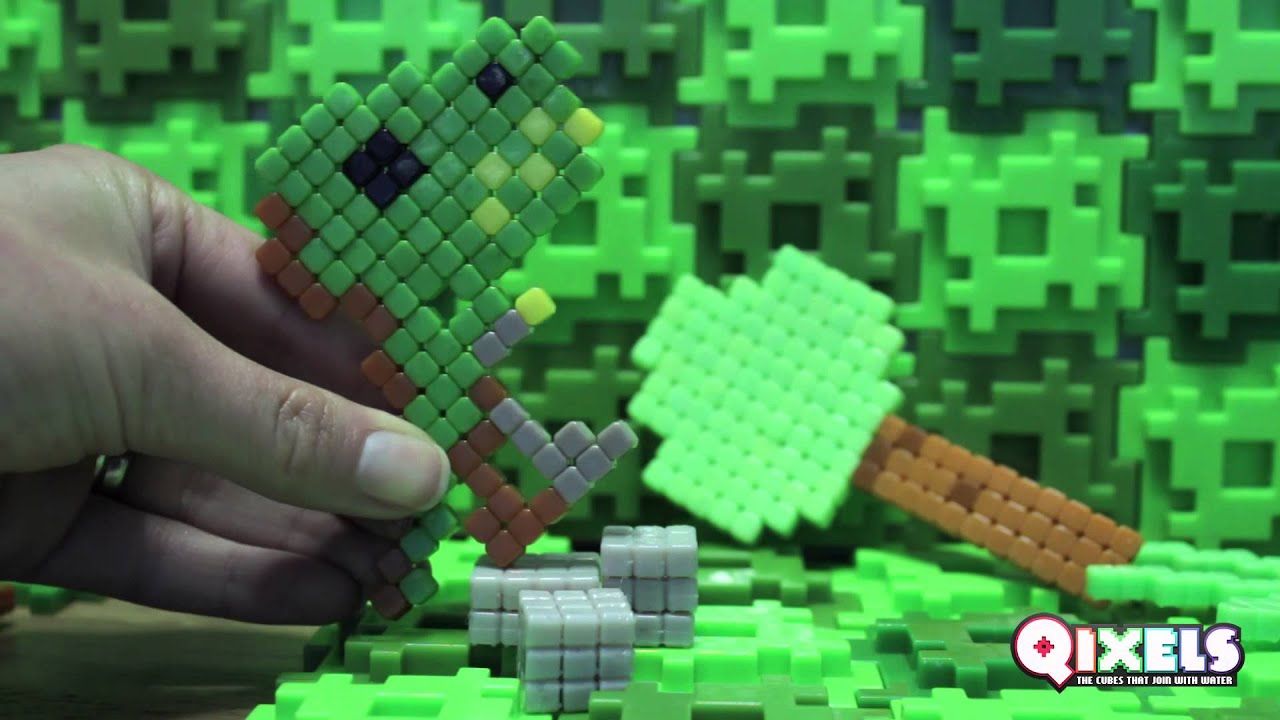 A Dinosaur World created entirely out of Qixels! - YouTube