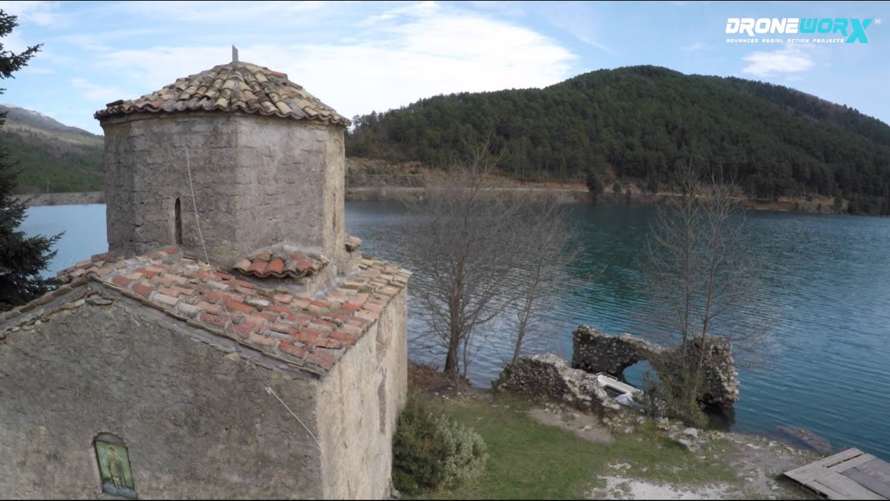 Λίμνη Δόξας (Φενεός) από ψηλά - Lake Doxa , Greece air view - YouTube