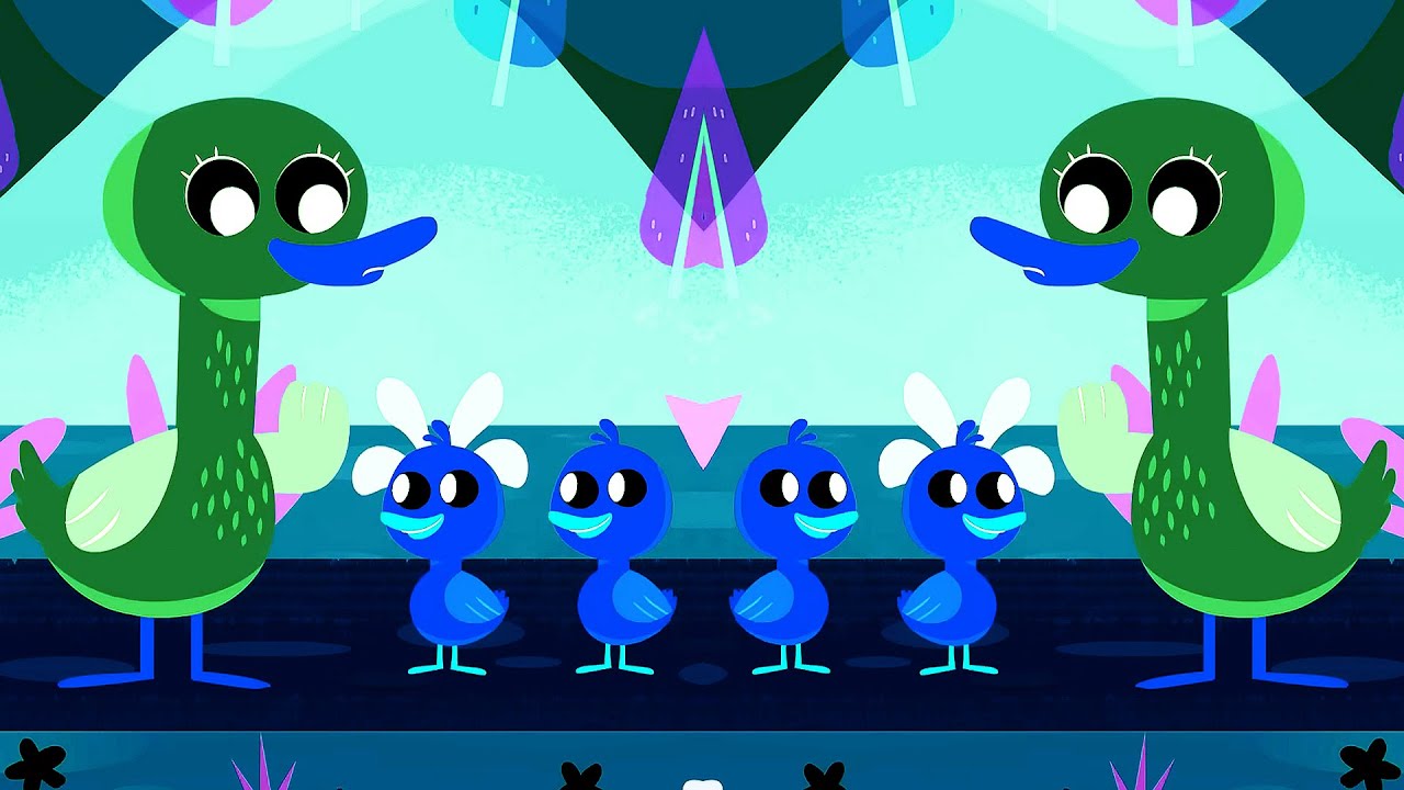 [1-Minute Loop] Five Little Ducks Went Out One Day 🦆 | Cute 3D Duck ...