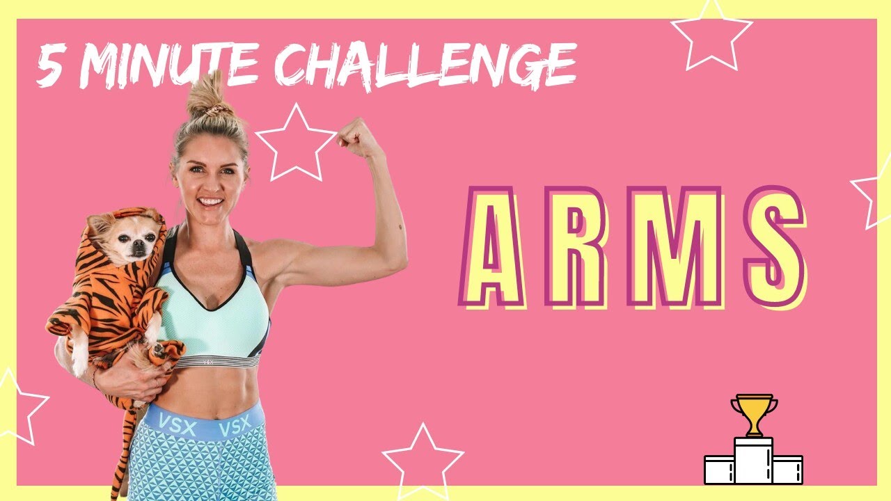 ARM CHALLENGE - tighten upper body in 5 minutes - YouTube