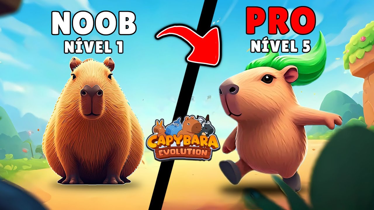 Evolui da Capivara Noob á Capivara Pro no Capybara Evolution - YouTube
