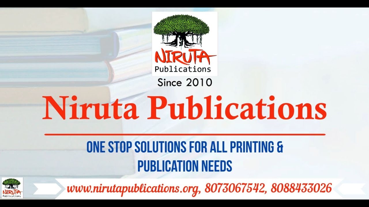 Niruta Publications - YouTube