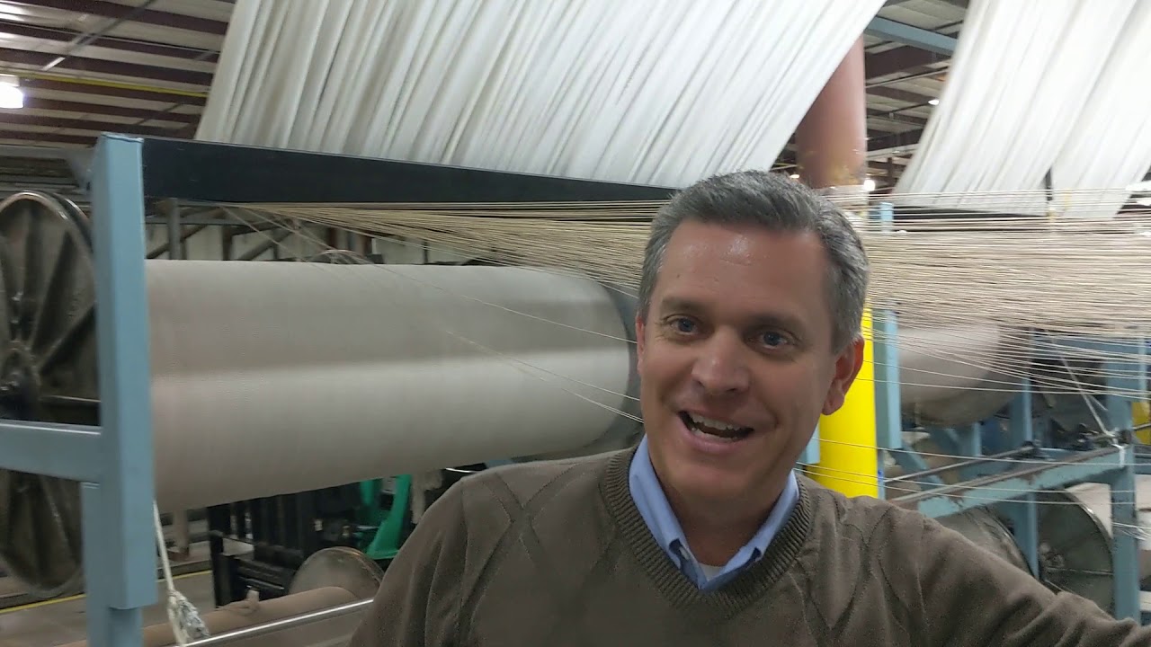 How carpeting is made Inside look at carpet production - YouTube