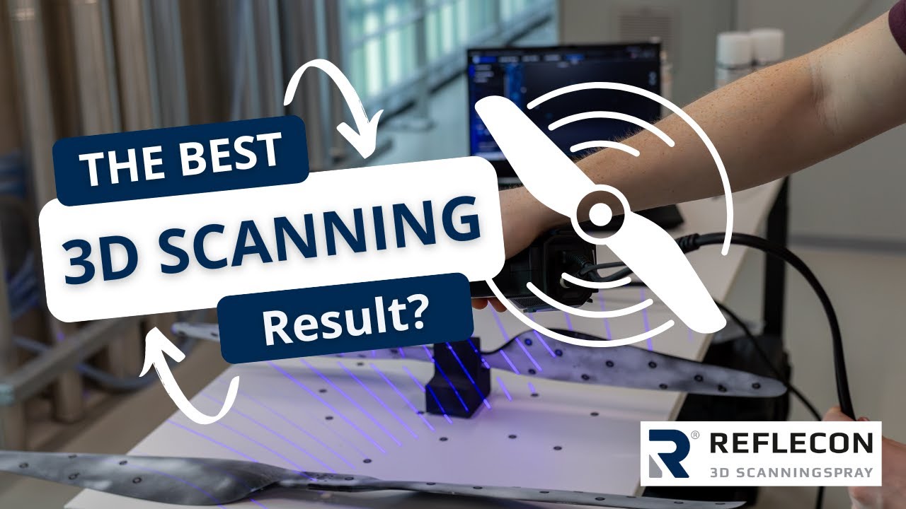 How to 3D Scan a Carbon Fibre Propeller | REFLECON 3D Scanningspray ...