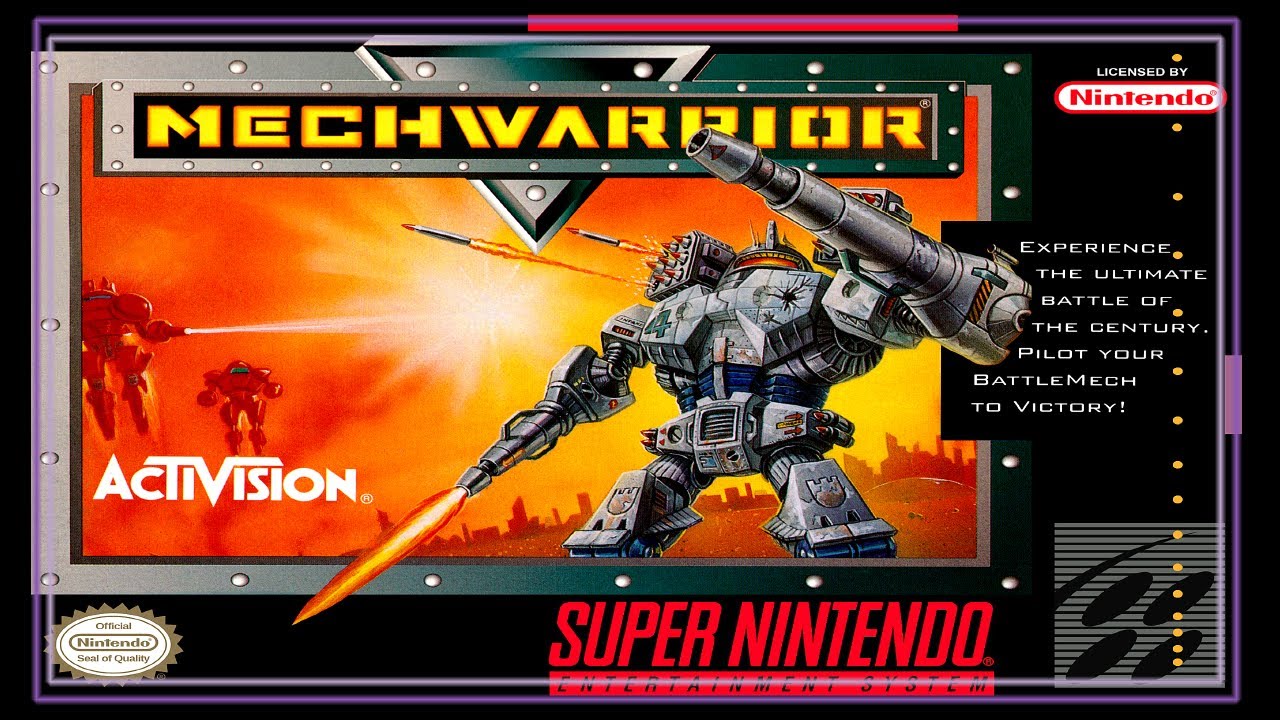 SNES Super Side Quest - Game # 315 - MechWarrior - YouTube