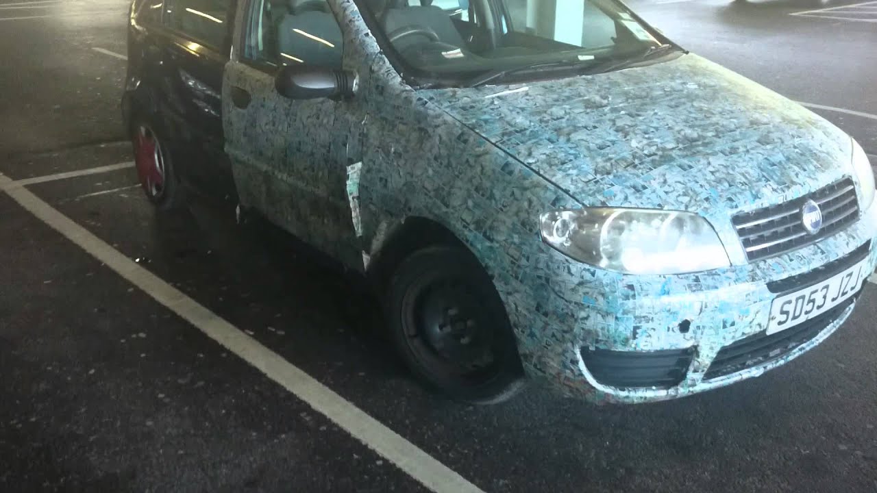 Epic car wrap fail - YouTube