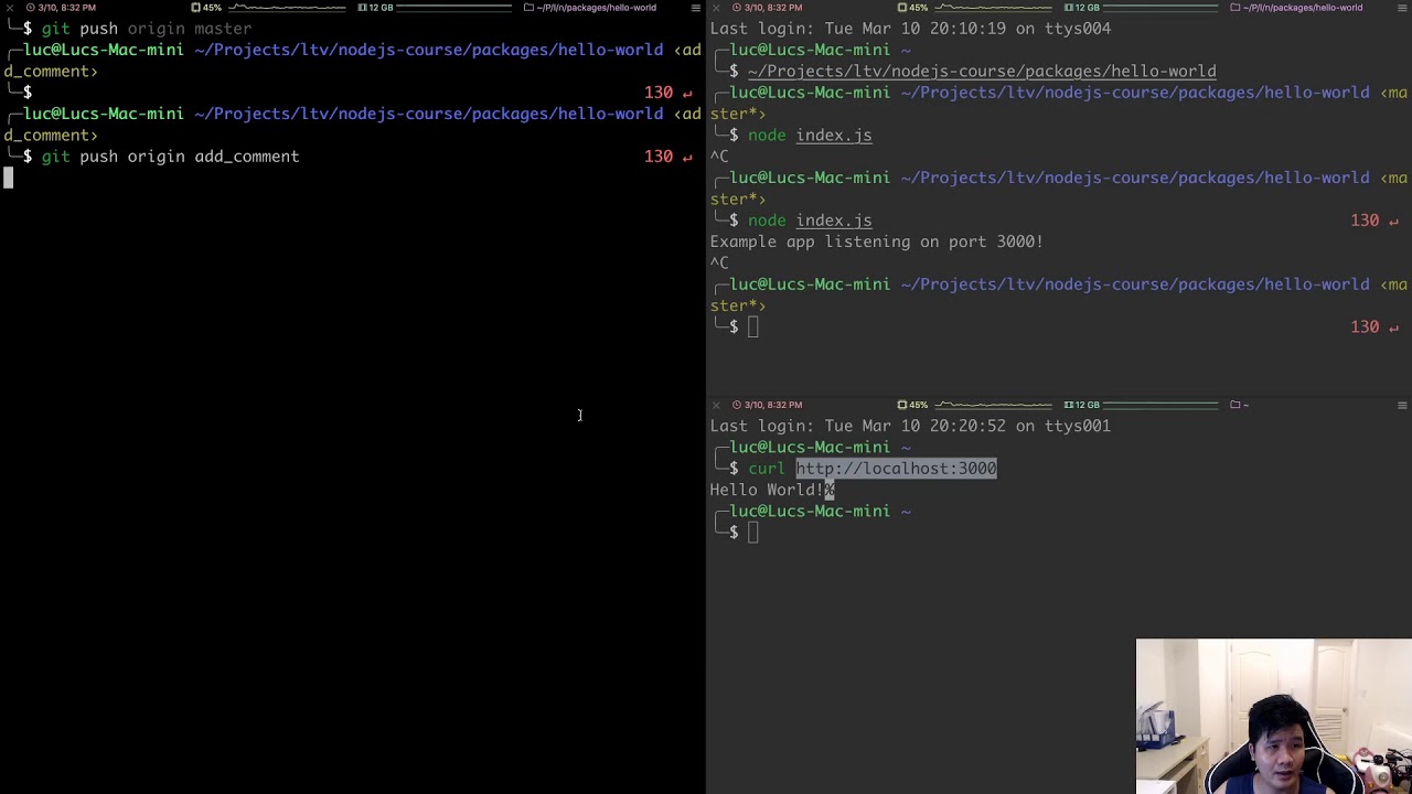 [LTV] NodeJS Course - Day 1 - Setup Environment & HelloWorld - YouTube