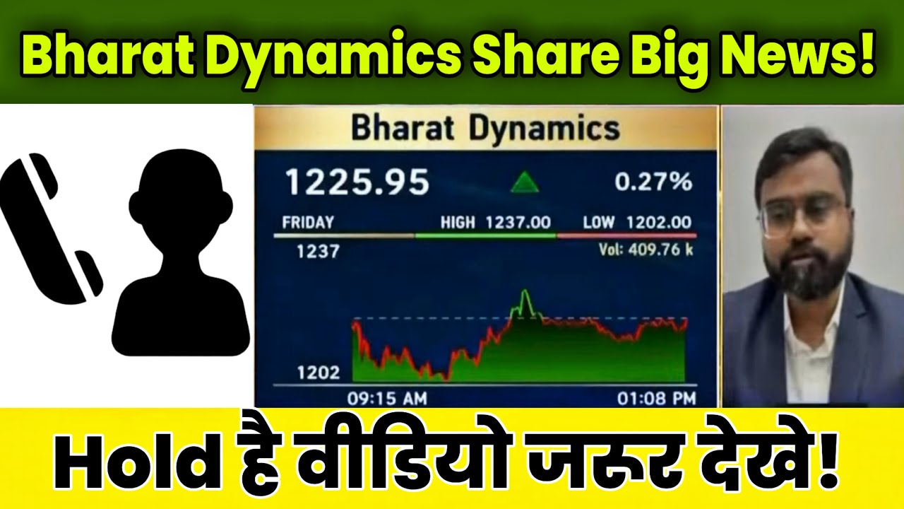 Bharat Dynamics Share Latest News Today | Bharat Dynamics Share Target ...