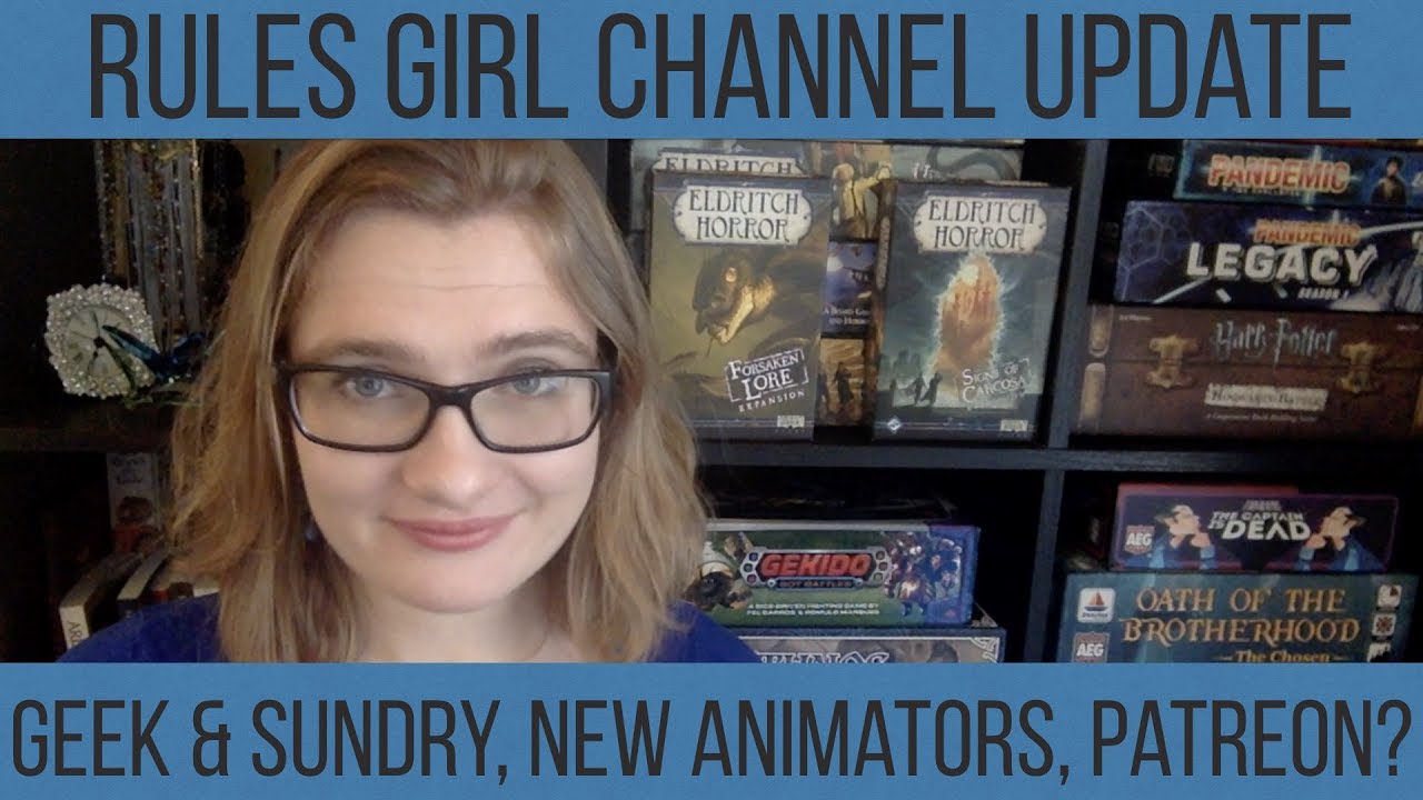 Rules Girl - Geek & Sundry, New Animators, Patreon? - YouTube