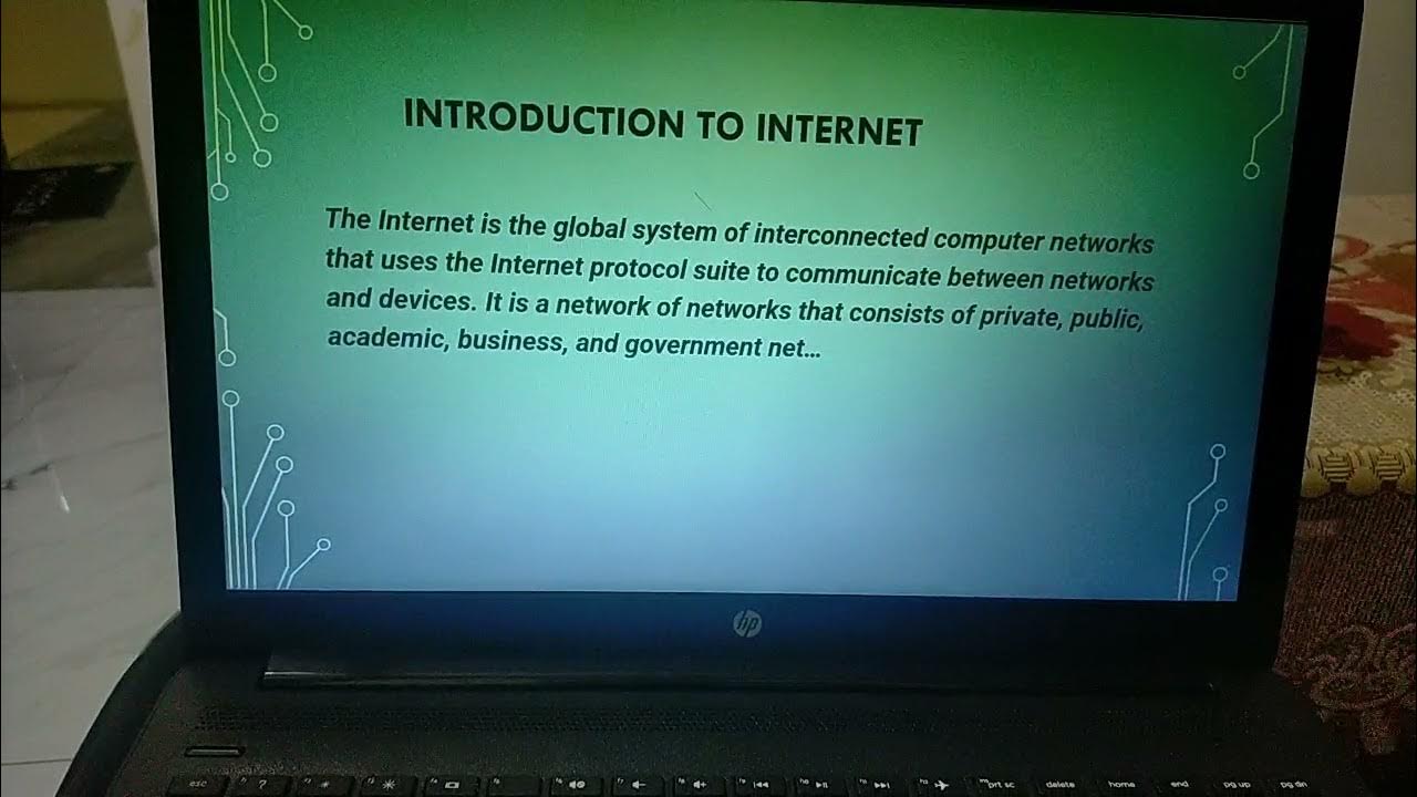my power point presentation on internet services 😃😃 - YouTube