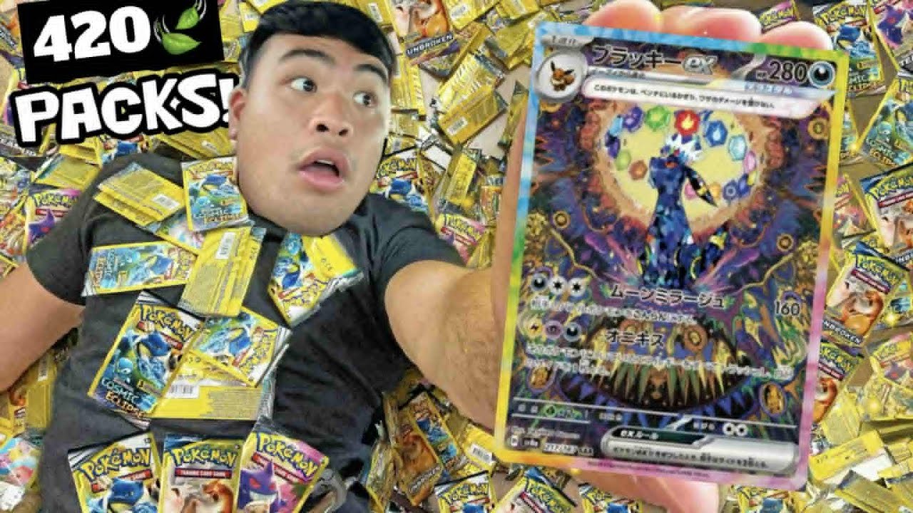 420 Booster Pack Gauntlet 💥 Ft. Umbreon EX Crystal Art! [Bossa Bonsor ...