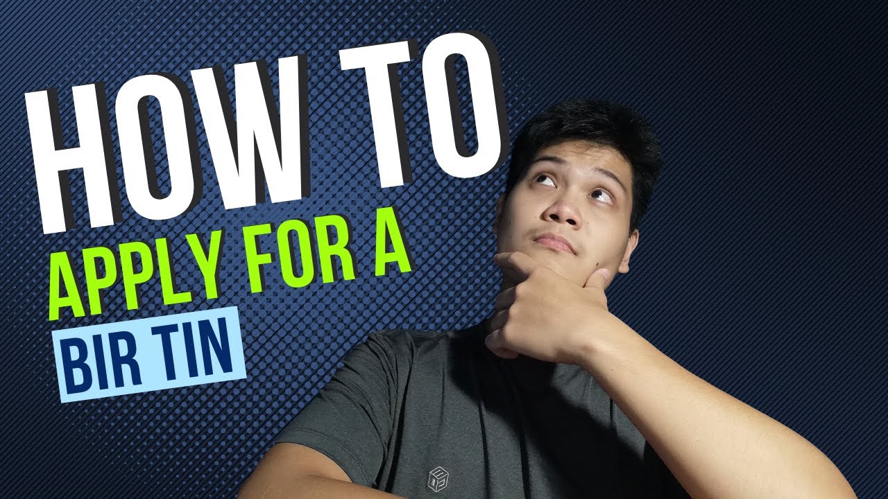 How to Apply for a BIR TIN - YouTube