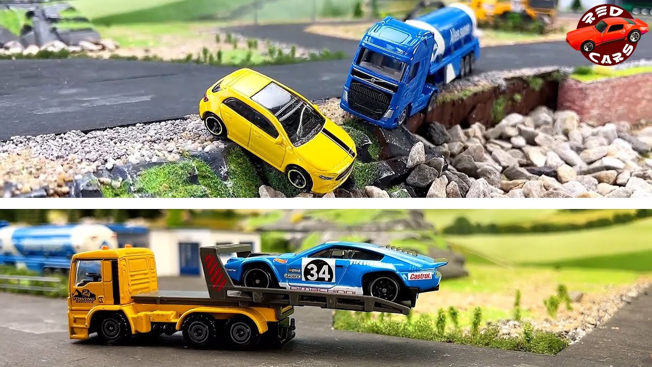 Fast & Furious Diecast Racing Crash and Police Chase - YouTube