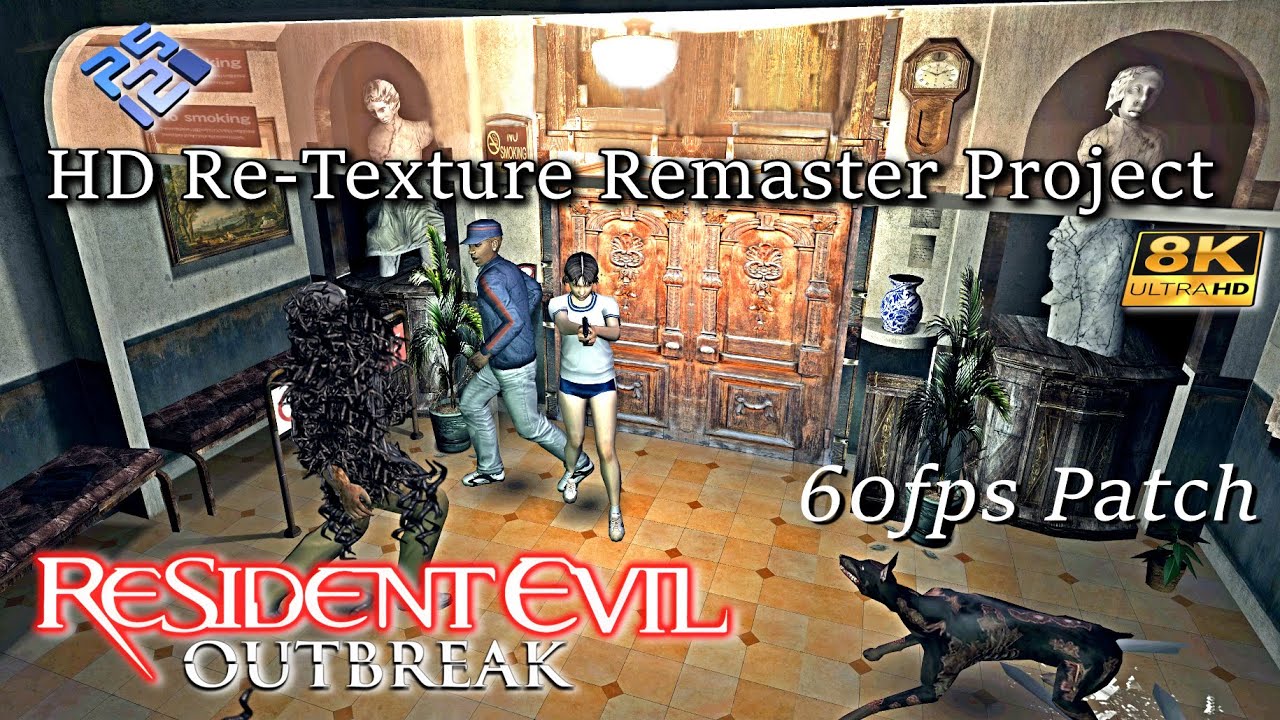 Resident Evil 2 Outbreak File 1~ PCSX HD Textures Remaster Project Re ...