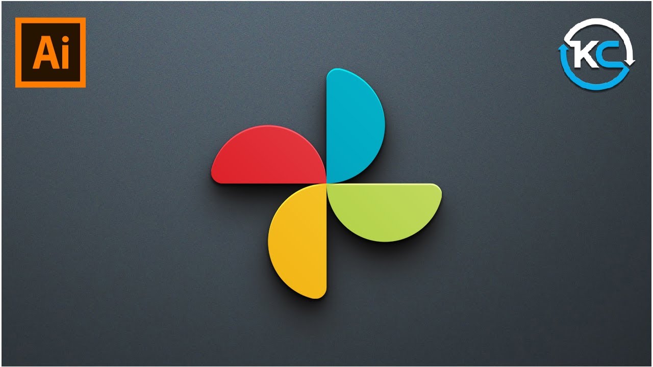 Google Photos Logo Design | Easy Way | #Adobe #Illustrator #Shorts ...