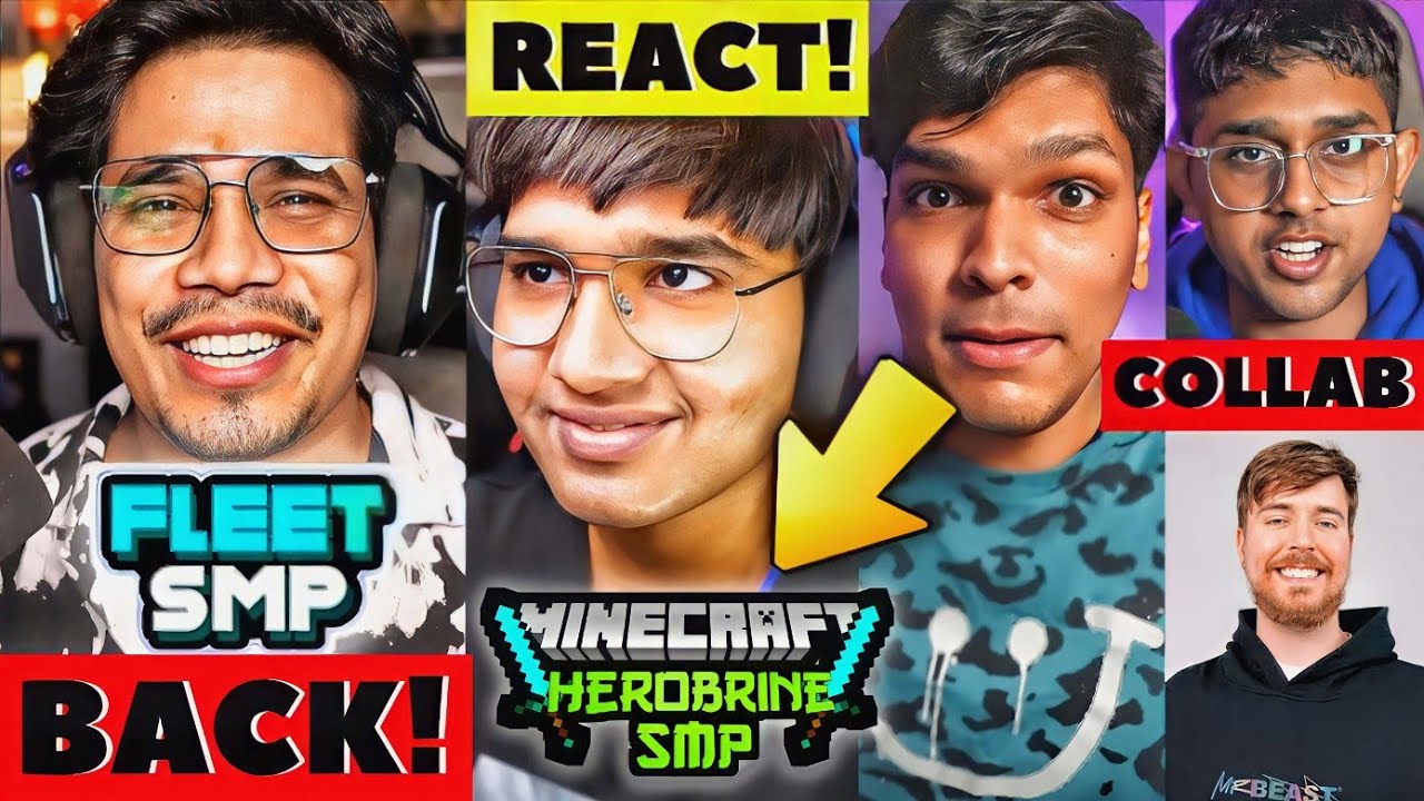 GamerFleet Fleet SMP Finally BACK! AndreoBee Herobrine SMP Back ...