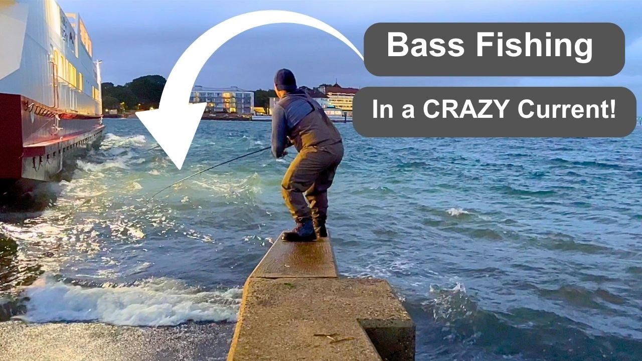 Bass Fishing In a CRAZY Current! - The Fish LOVE It! - YouTube