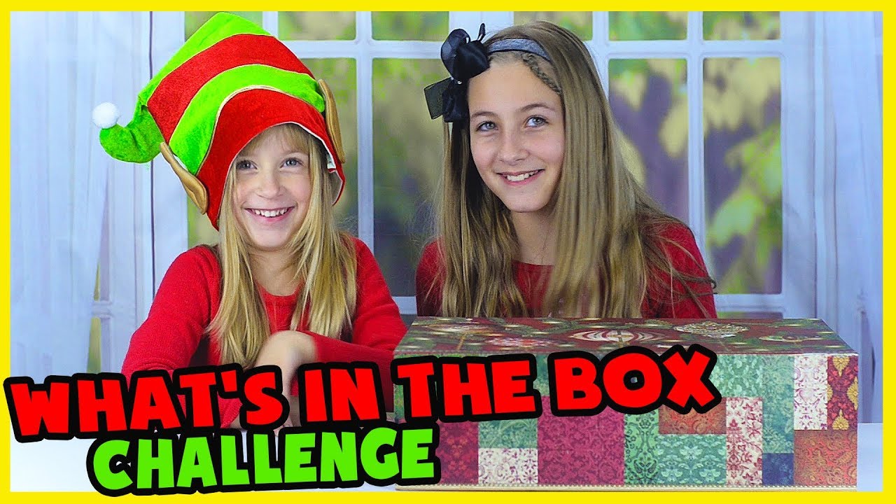 WHAT'S IN A BOX CHALLENGE! CHRISTMAS EDITION - YouTube