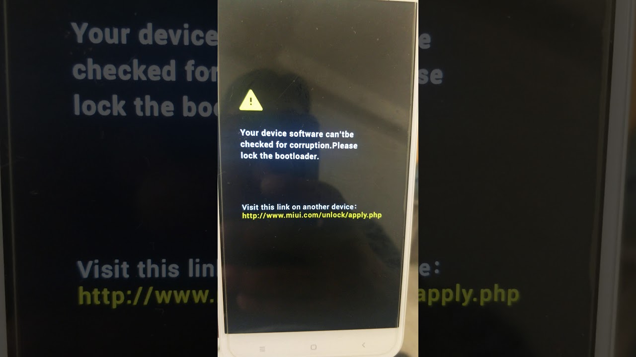 Your Device software Can,t Checked For Corruption📱please Lock the ...