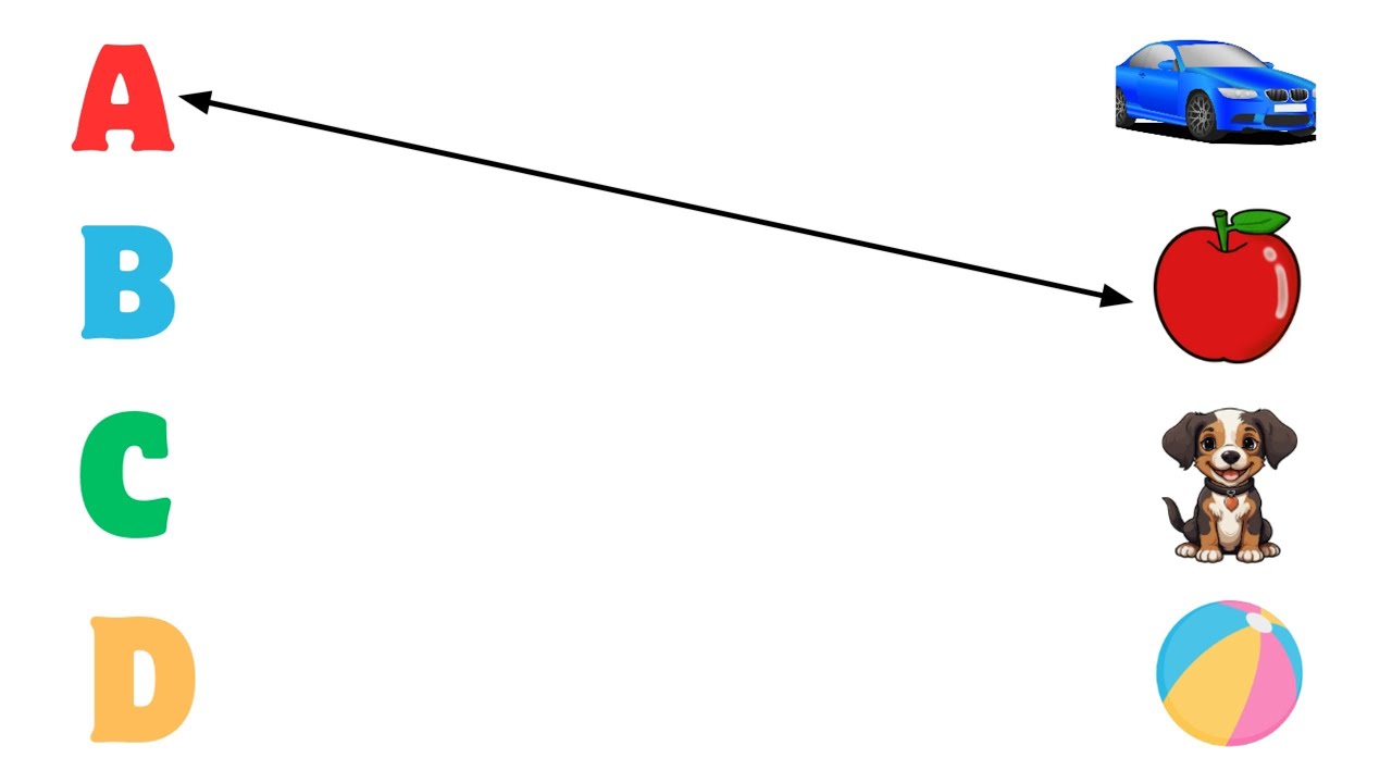 abcd matching| lkg class english worksheet| match the letters with ...