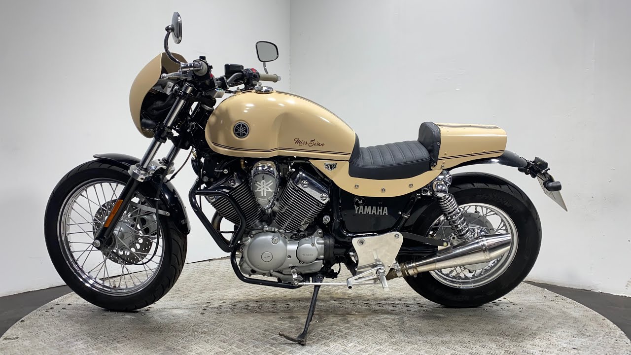 YAMAHA VIRAGO 535 XV 1996 CUSTOM BUILT 14K WALK AROUND / RUNNING VIDEO ...