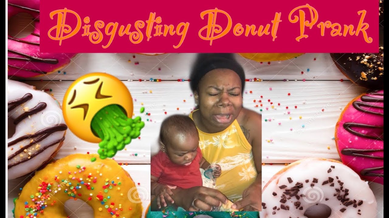 Disgusting Donut Prank!! - YouTube