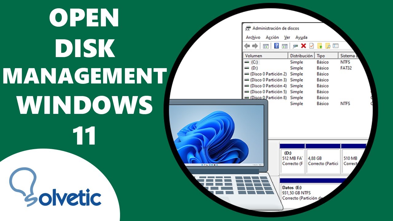 Open Disk Management Windows 11 ️ - YouTube