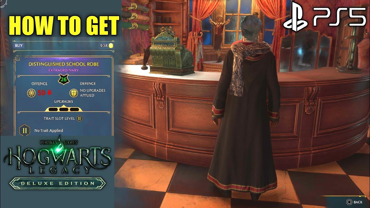 How to Get Distinguished School Robe HOGWARTS LEGACY Distinguished ...