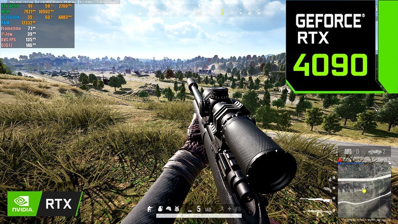 PUBG PC Gameplay : RTX 4070TI OC 12GB + AMD 5800X (4K Ultra Graphics ...