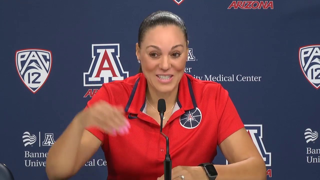 Arizona Women's Basketball Press Conference - YouTube