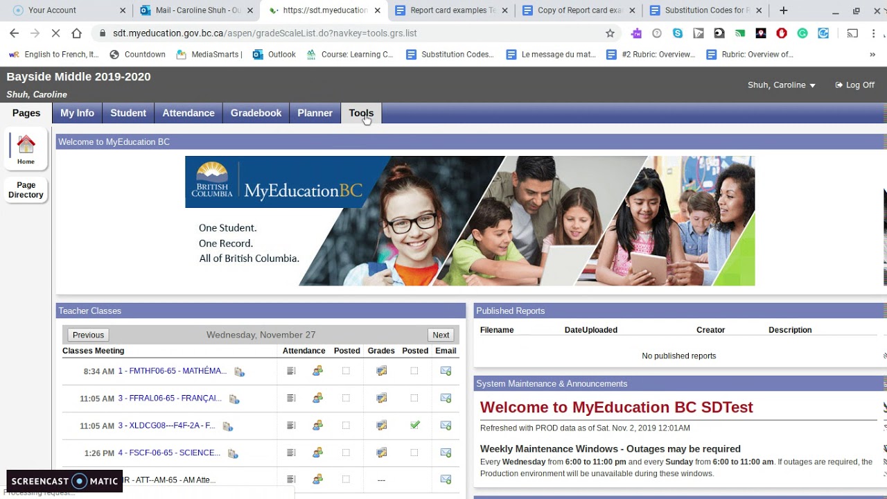 My ED BC Comment Bank - YouTube