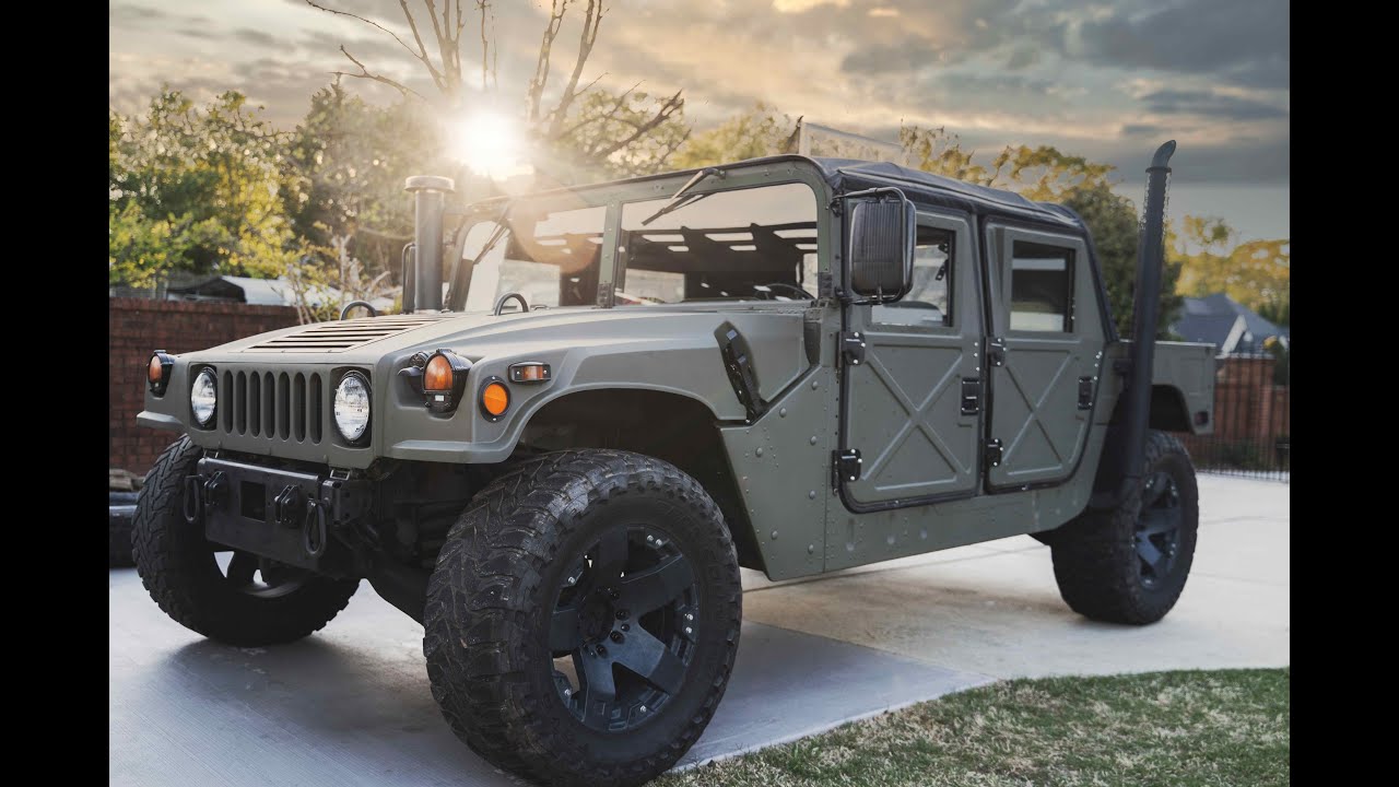 Humvee New Wheels - Rockstar 20" with 37s - YouTube